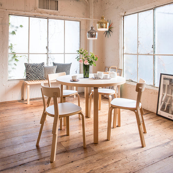 Artek Aalto Round Dining Table by Alvar Aalto | Innes