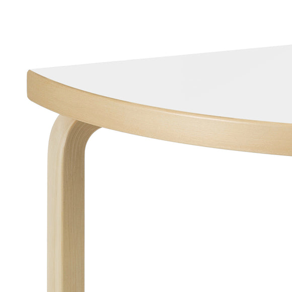 Artek Aalto Half Round Dining Table by Alvar Aalto | Innes