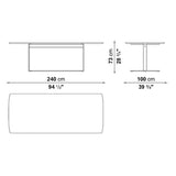 B&B Italia Eileen Dining Table by Antonio Citterio 2010 – Innes