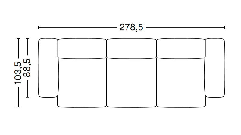 Hay Mags Soft 3 Seater Sofa Low Armrest – Innes