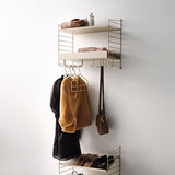 String System Coat Hangers x4 – Modular Hallway Hooks | Innes