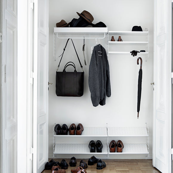 String System Coat Hangers x4 – Modular Hallway Hooks | Innes